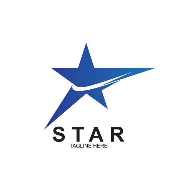 Vector of star and airplane logo combination. Unique leader and travel ...