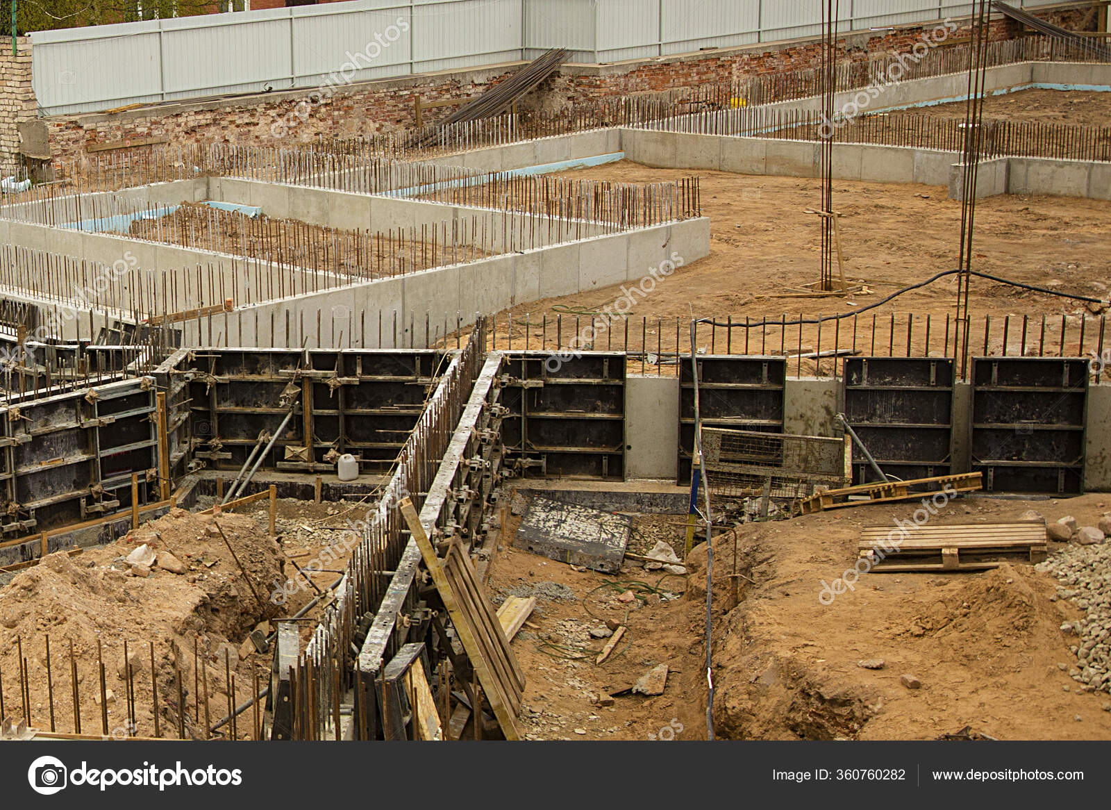 Construction Site Outdoor Building Construction — Stock Photo ...