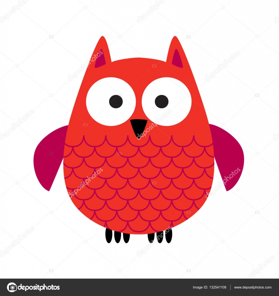Red Owl Clip Art
