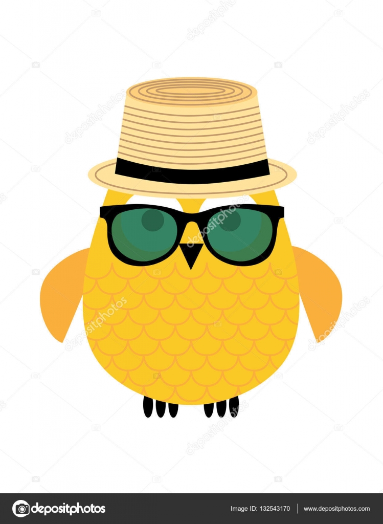 Cartoon yellow owl Stock Vector Image by ©scrapster #132543170
