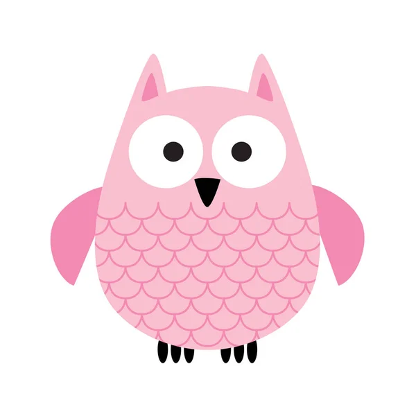 Búho Rosa Animado