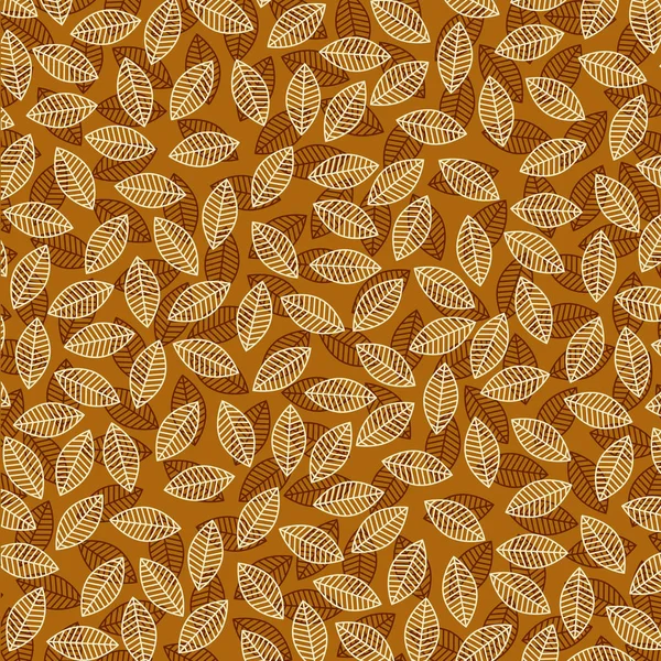 Golden leaves pattern Stock Vector Image by ©scrapster #134584064