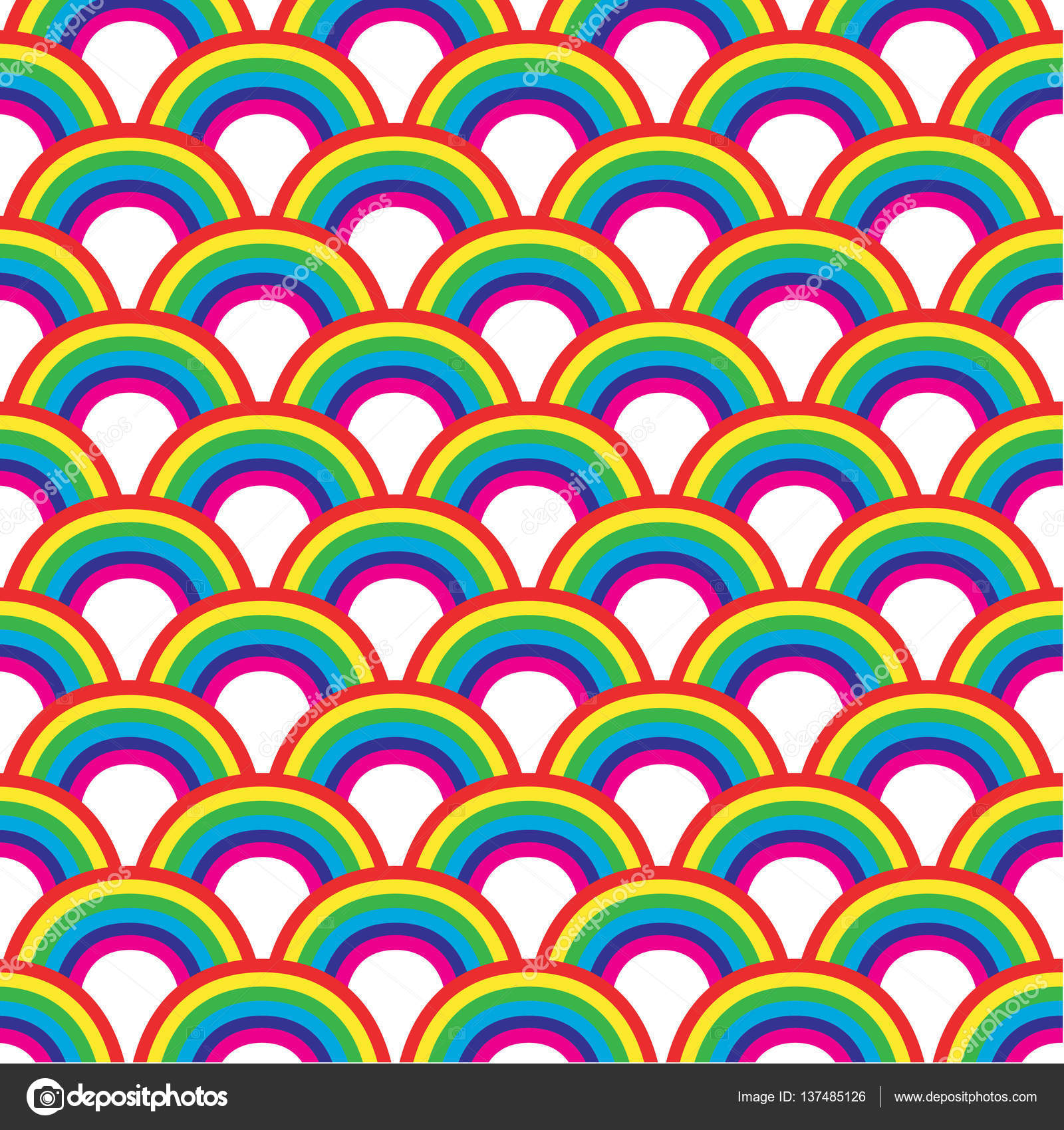 Design of colored rainbow pattern Stock Vector Image by ©scrapster ...