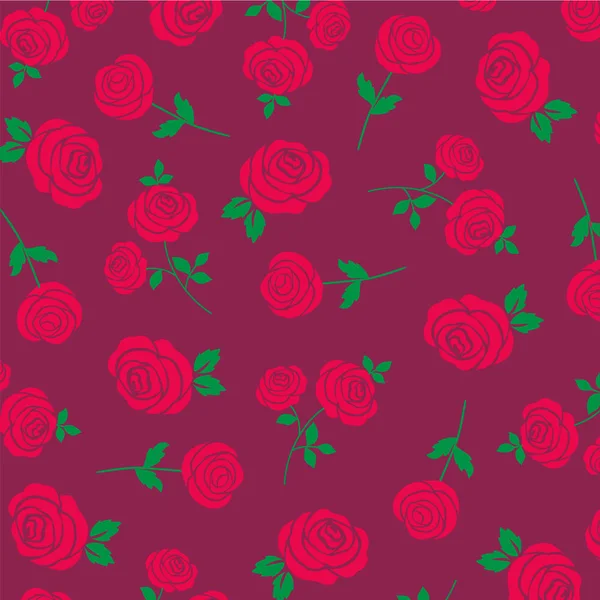 Pink rose pattern Stock Vector Image by ©scrapster #138448780