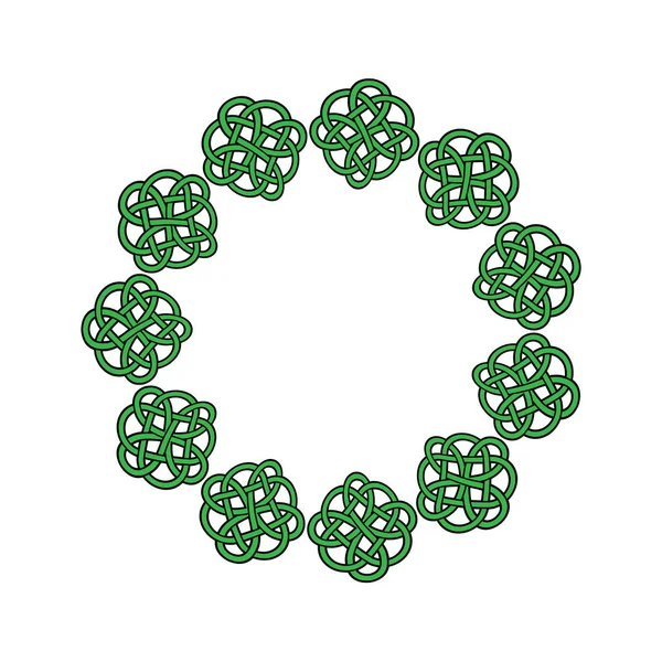 Celtic heart circle frame — Stock Vector © scrapster #140341814