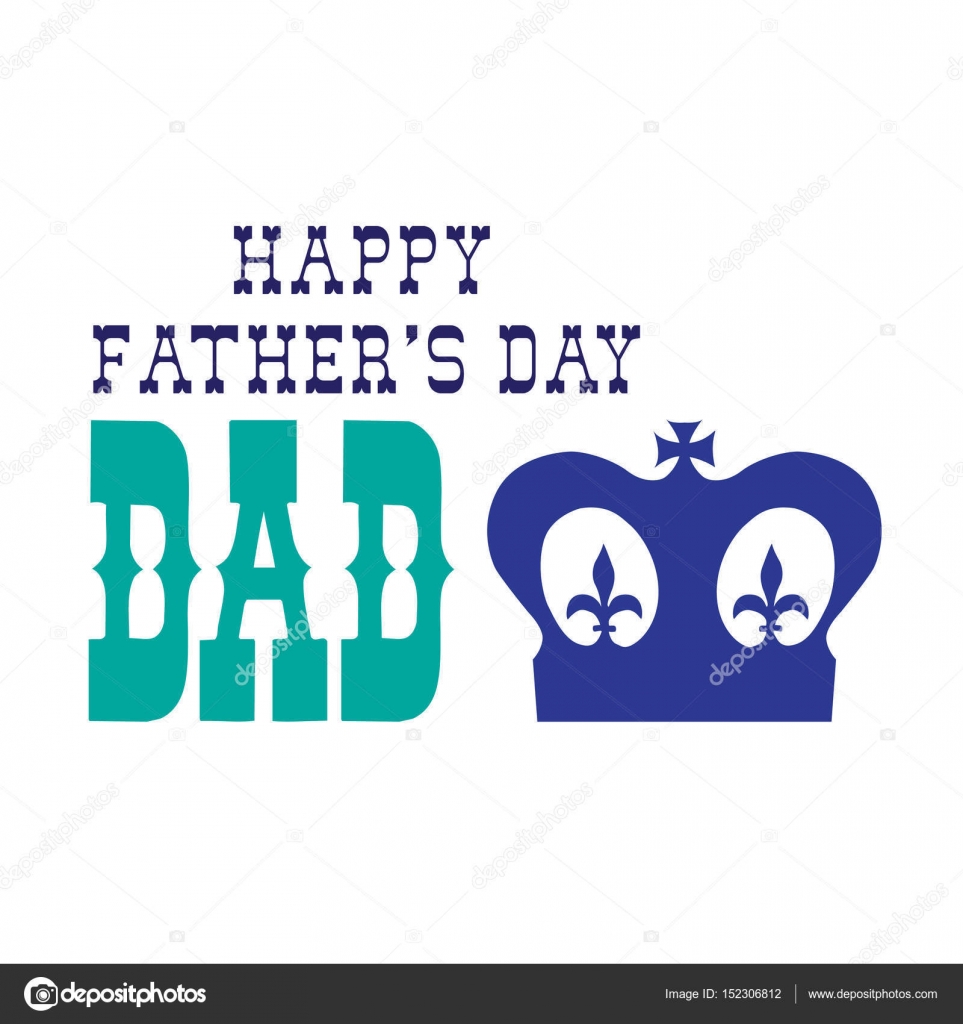 Día de los padres con corona Vector de stock por ©scrapster 152306812