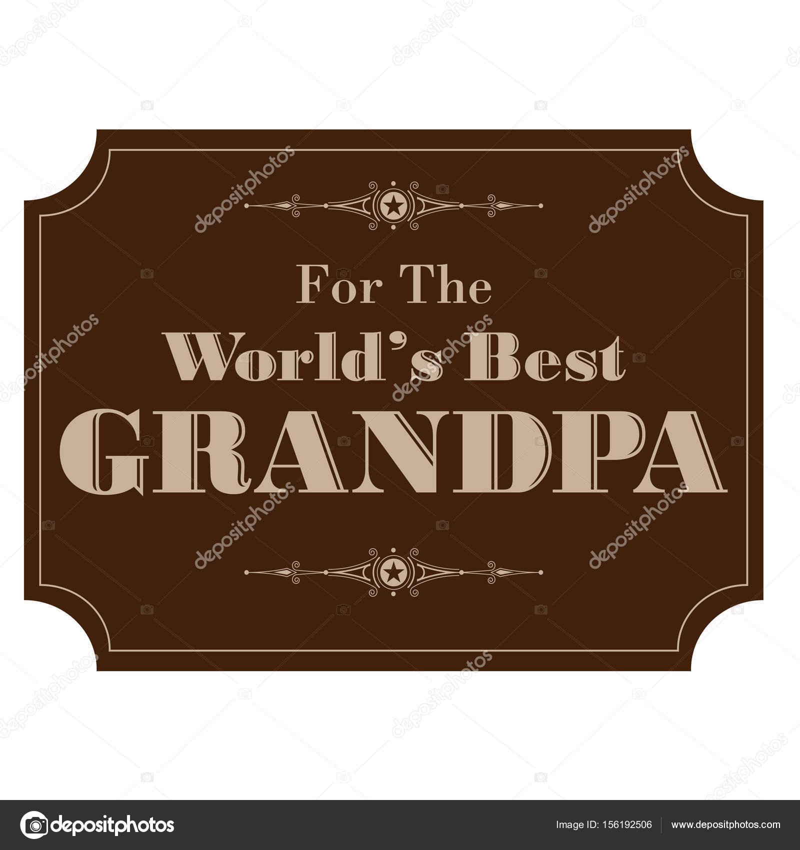 Best grandpa card template Stock Vector Image by ©scrapster #156192506