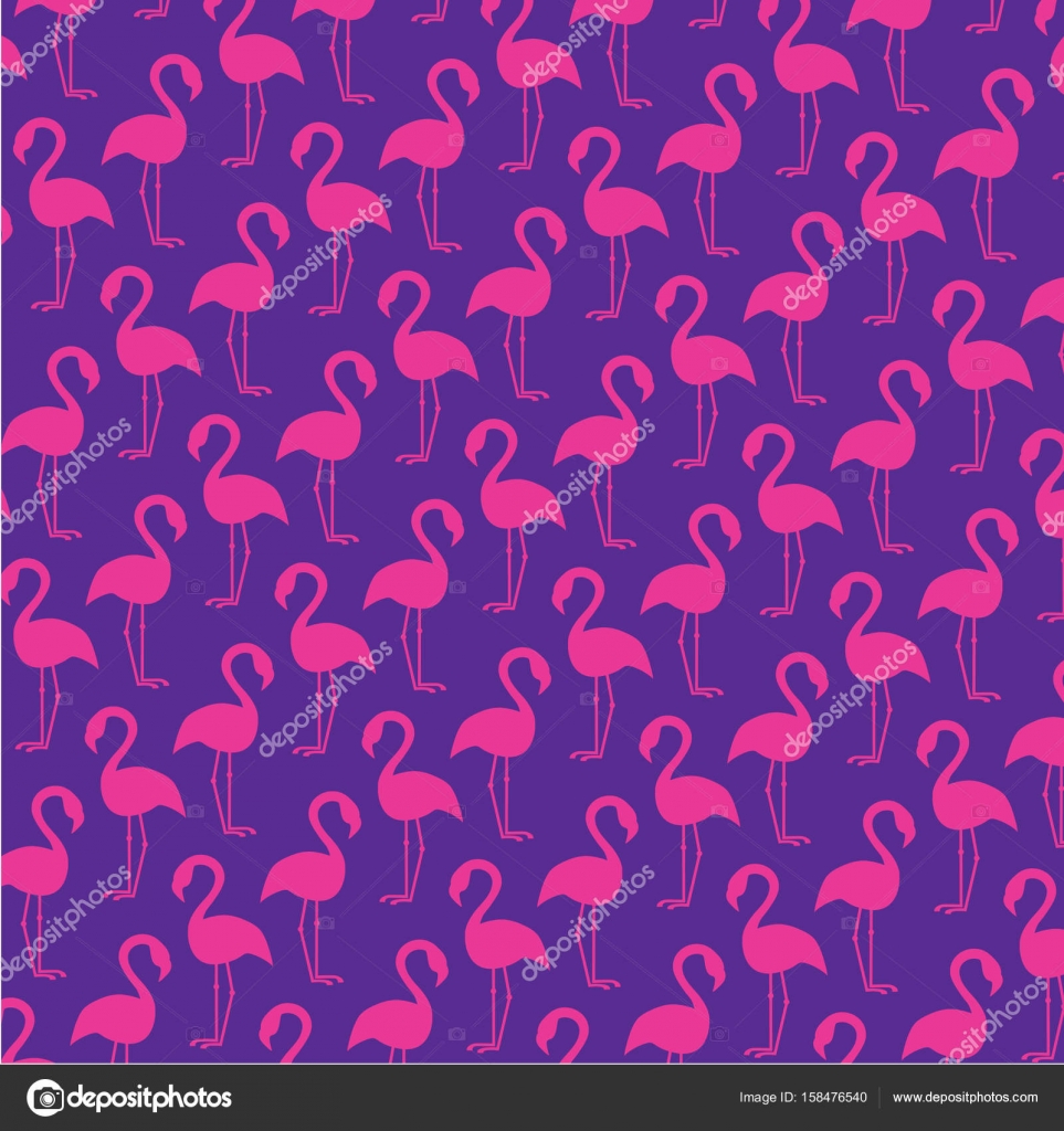 Flamingo seamless pattern Stock Vector Image by ©scrapster #158476540