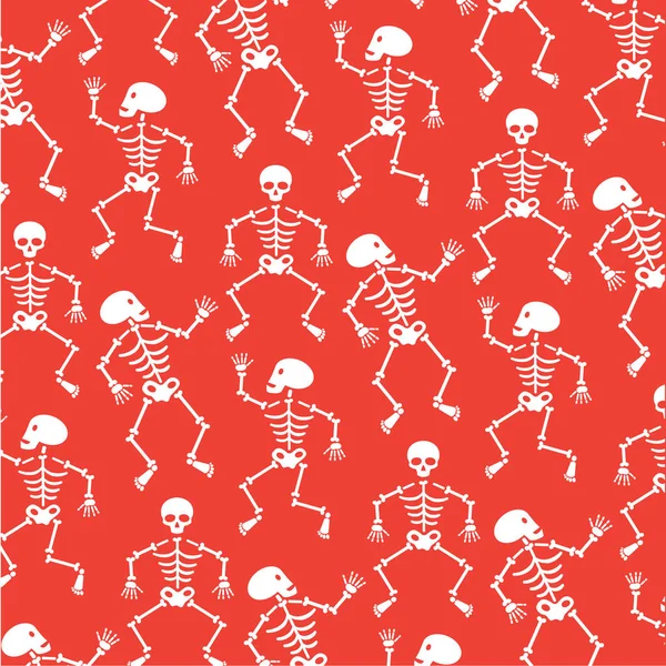 Halloween skeletons pattern Stock Vector by ©scrapster #165619594