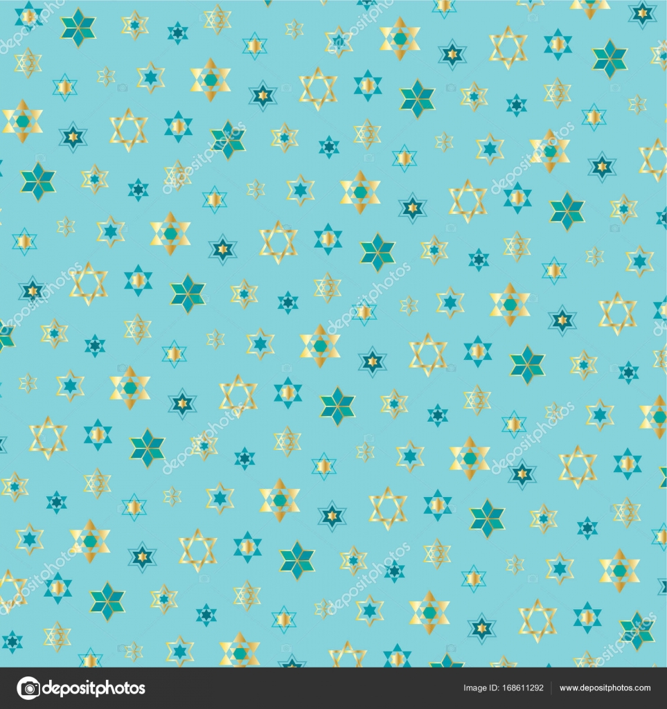 Jewish star pattern Stock Vector by ©scrapster 168611292