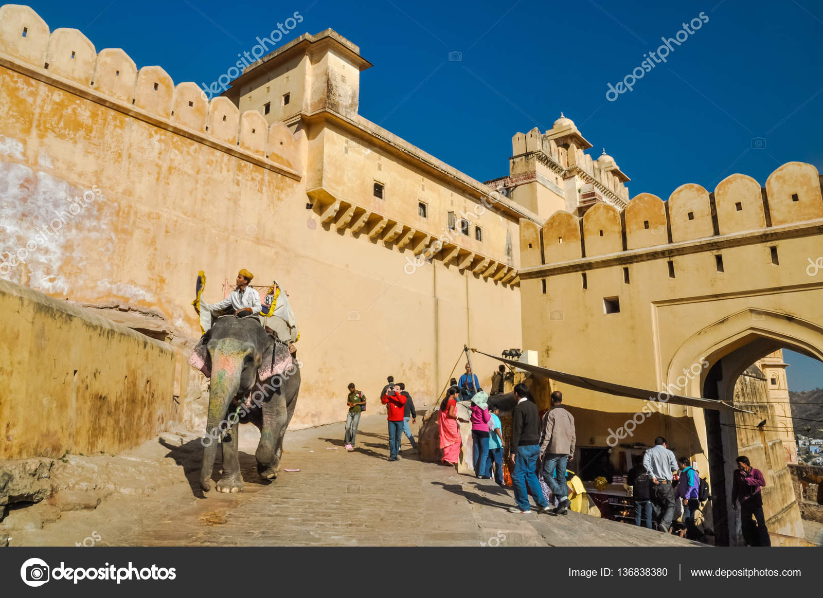 Elephant in Rajasthan – Stock Editorial Photo © MichalKnitl #136838380