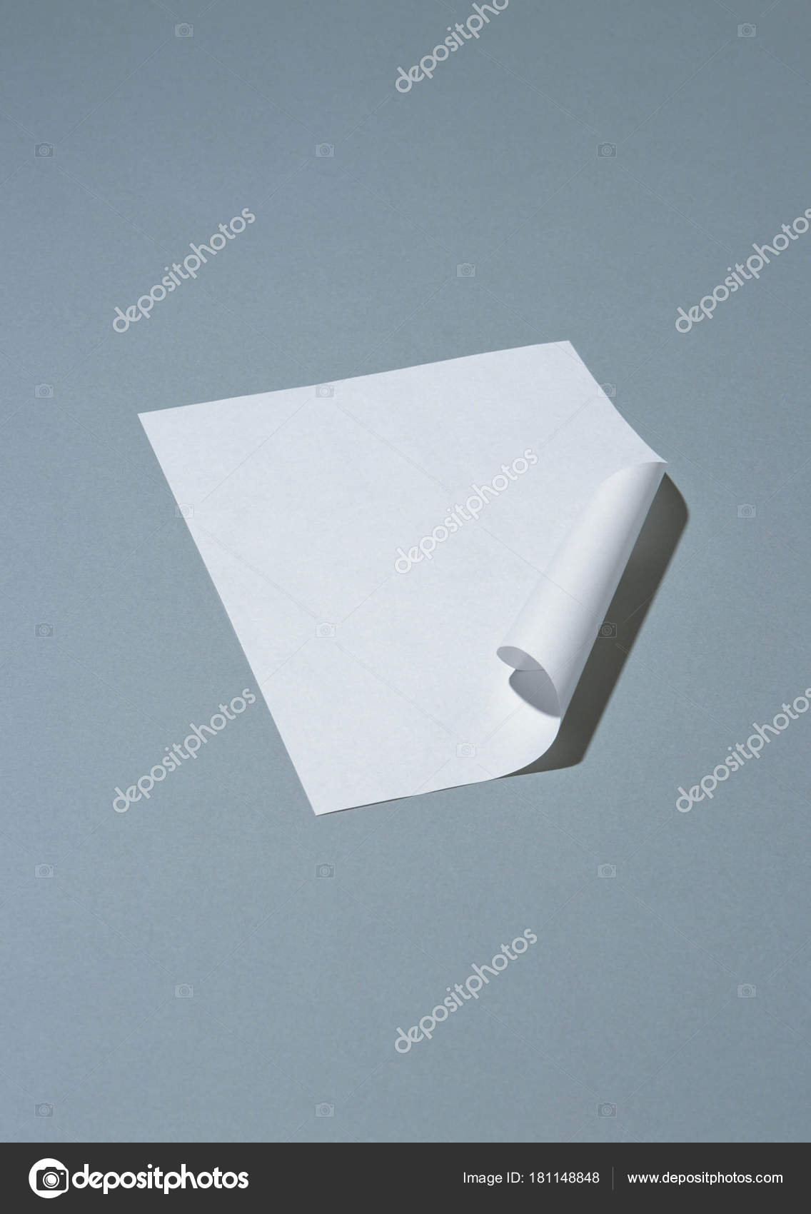Blank Note Book Paper Gray Background Stock Photo by ©adhaghazali 181148848