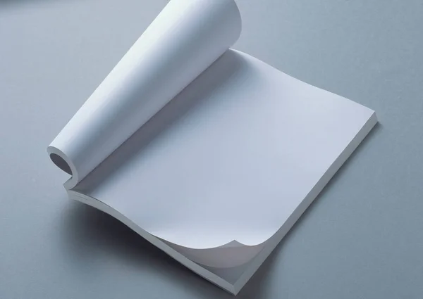 Blank Note Book Paper Gray Background Stock Photo by ©adhaghazali 181148848