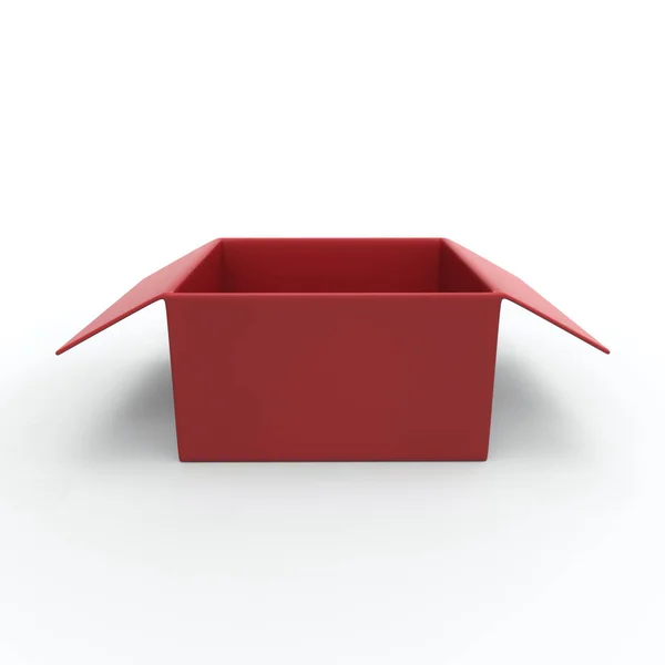 Open red box — Stock Photo © valdum #77258172