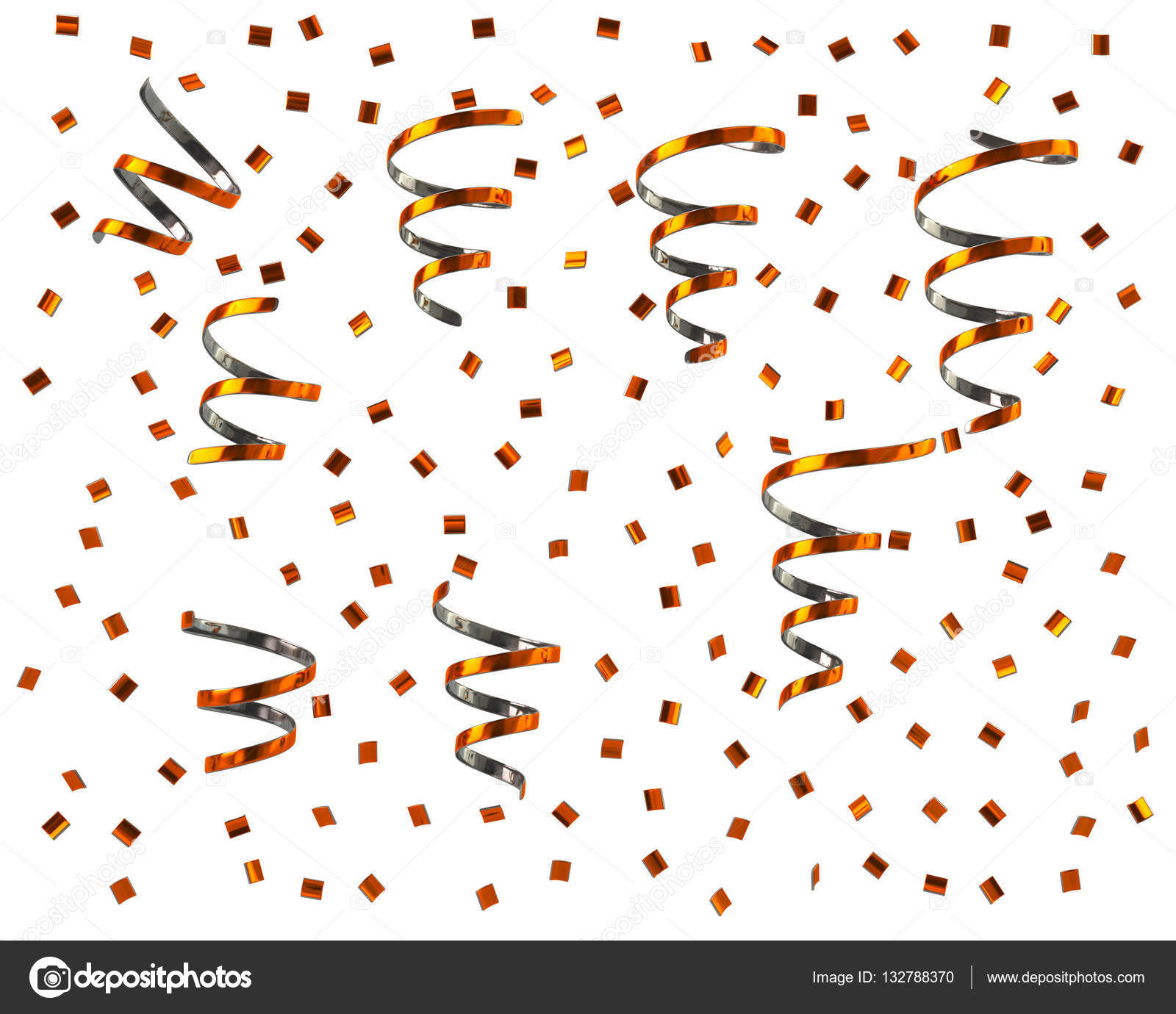 Confetti streamers 3d rendering Stock Photo by ©valdum 132788370