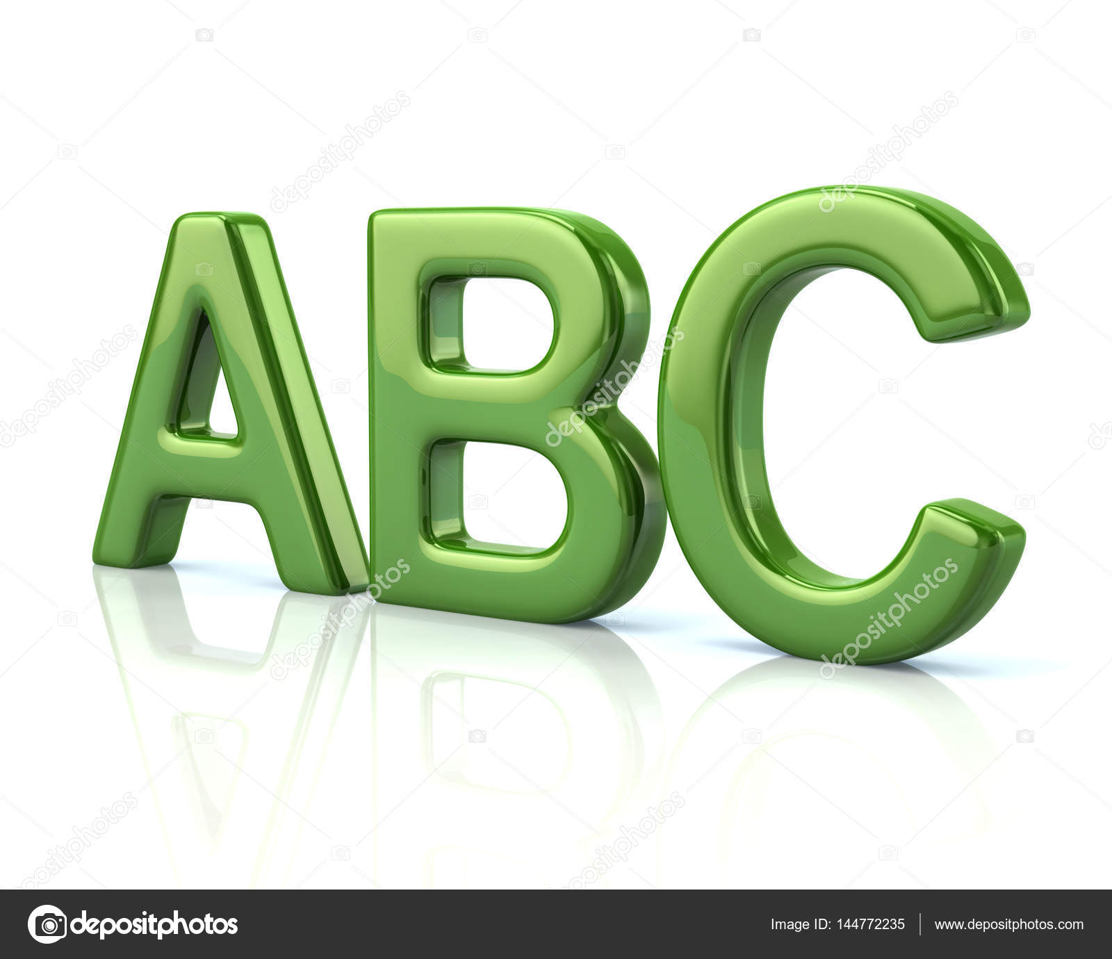 Green ABC letters ⬇ Stock Photo, Image by © valdum #144772235