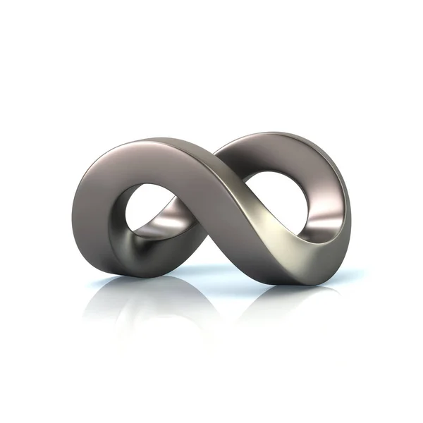 Silver and golden infinity symbol Stock Photo by ©valdum 137000726