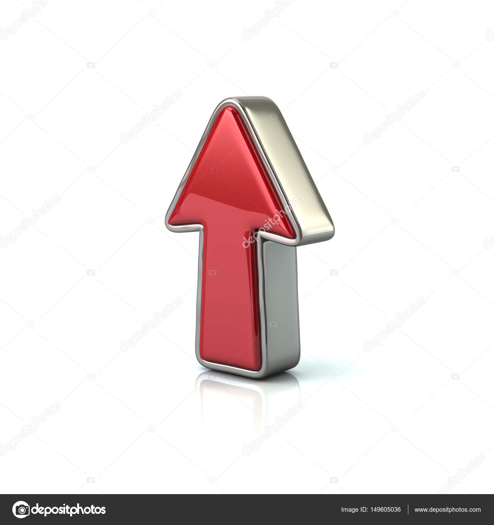 Red up arrow Stock Photo by ©valdum 149605036