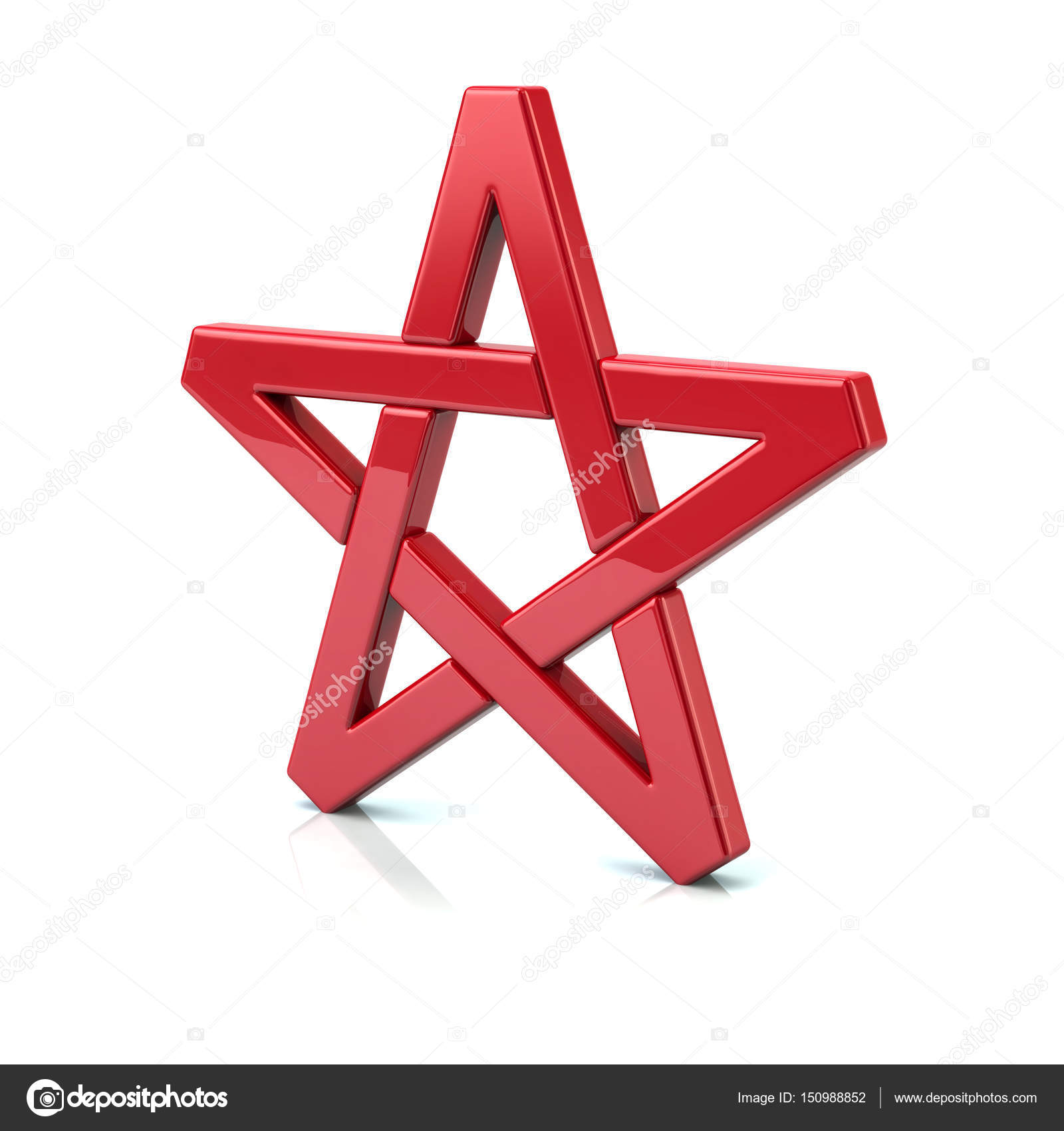 Red pentagram symbol Stock Photo by ©valdum 150988852