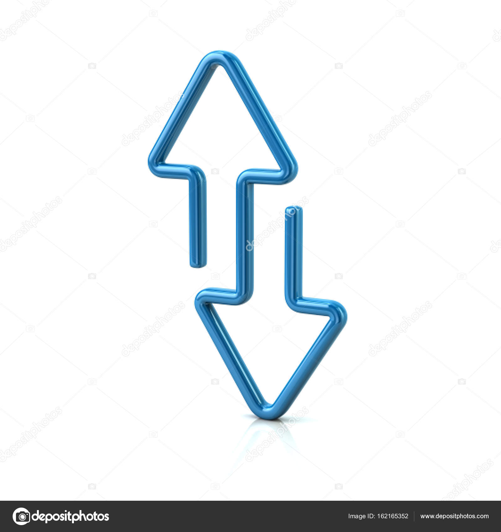 Blue Arrow Up