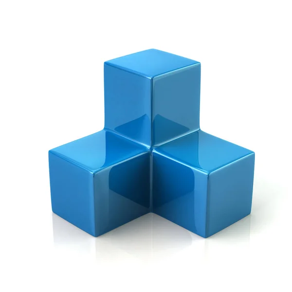 Three golden cubes icon — Stock Photo © valdum #171822248