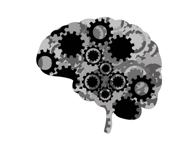 Mechanical brain Stock Vector Image by ©natis76 #12827200