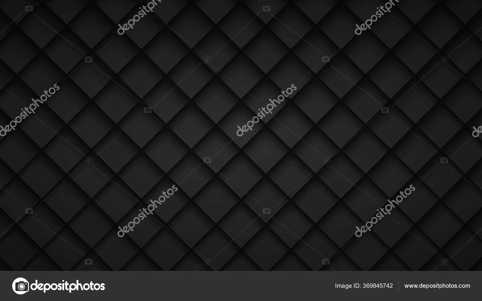 Black Background Abstract Geometric Square Design Texture Wall Vector ...