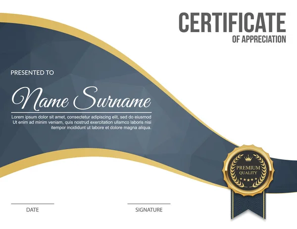 Vector Certificate Template Stock Vector By ©sarawuth702 130154110
