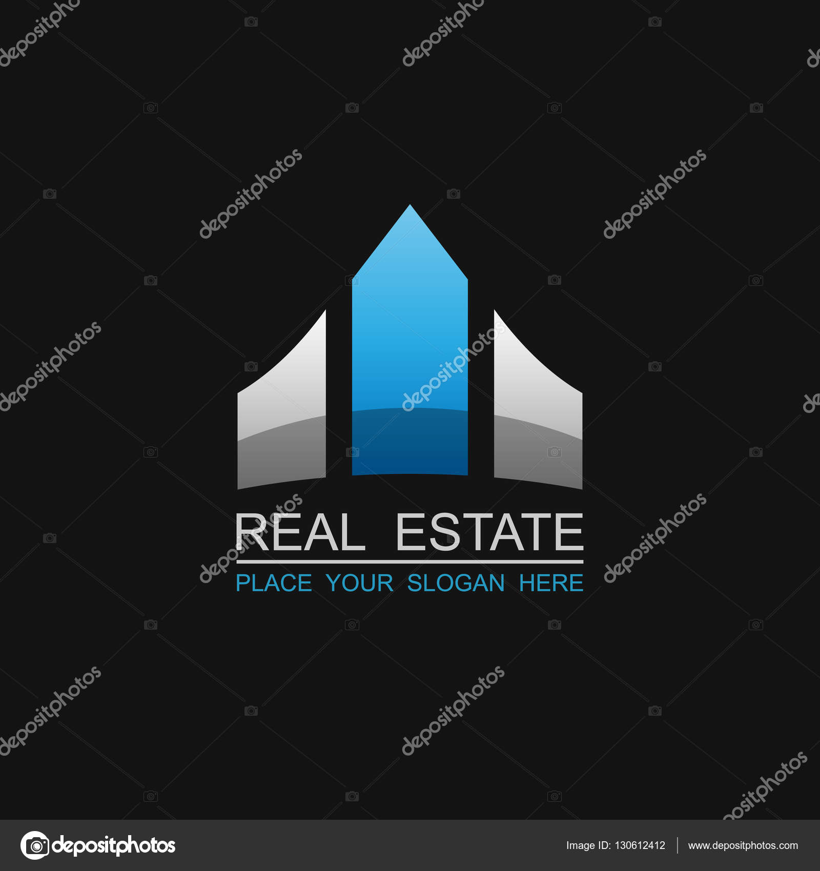 Real Estate vector logo design template.vector Stock Vector Image by ...