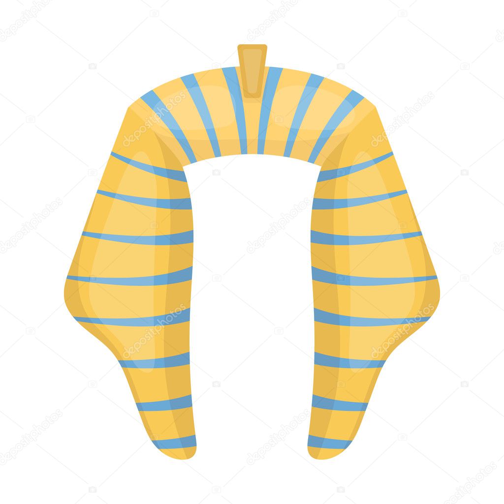 Nemes icon in cartoon style isolated on white background. Hats symbol ...