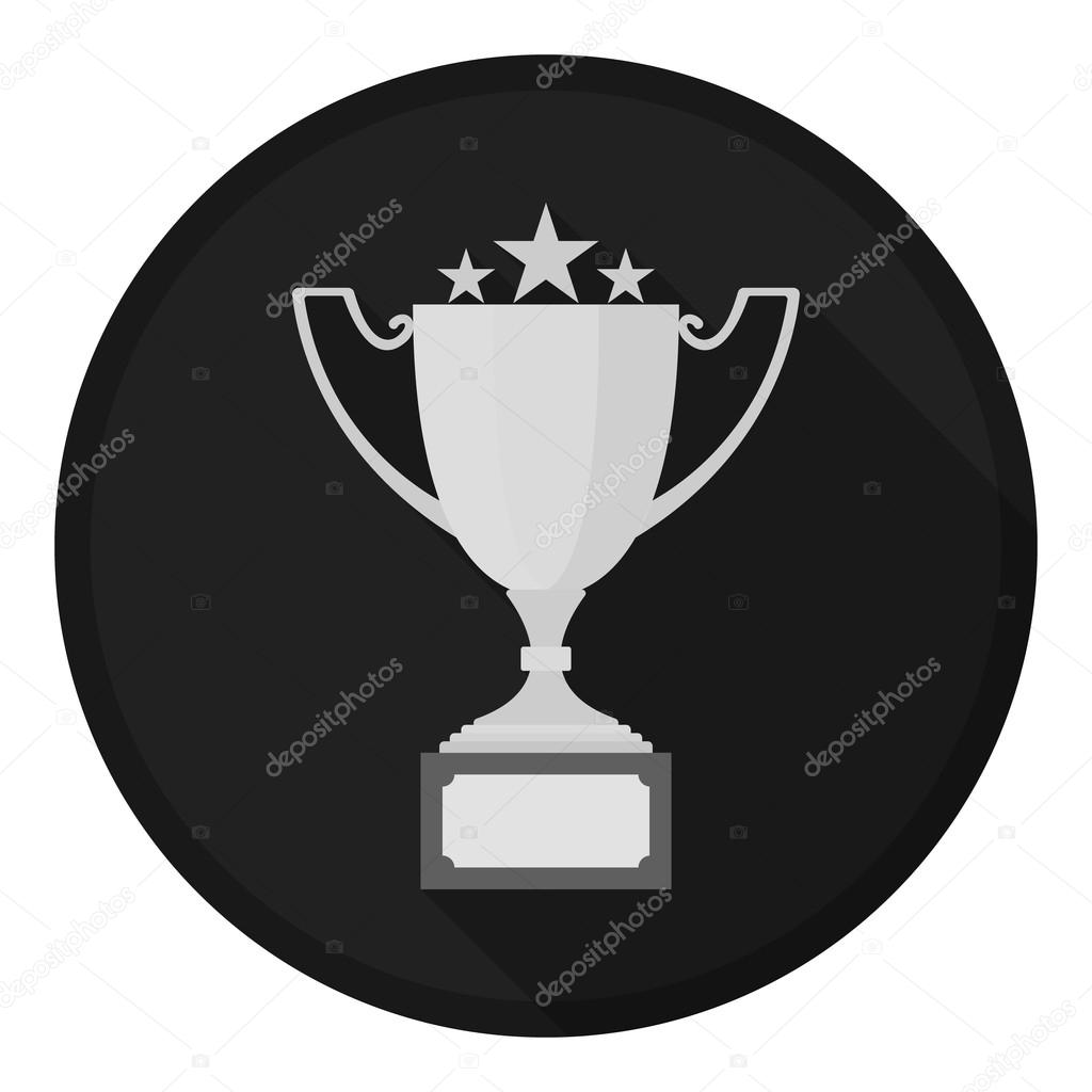 Ícone copo desafio em estilo monocromático isolado no fundo branco ...