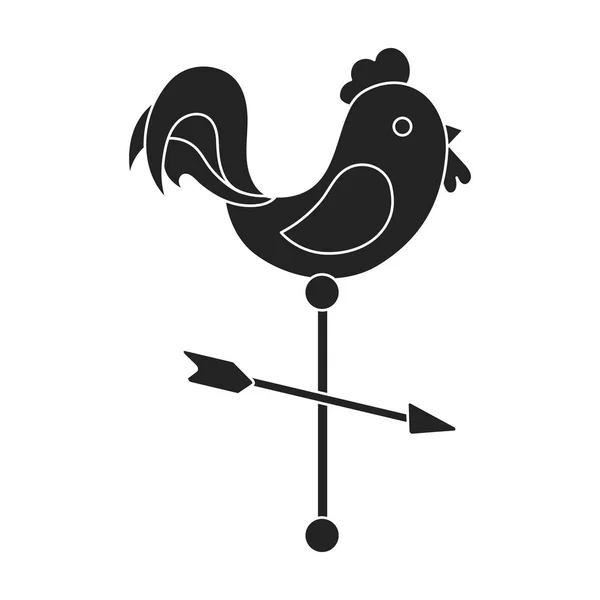 Weather vane icon in cartoon style isolated on white background ...