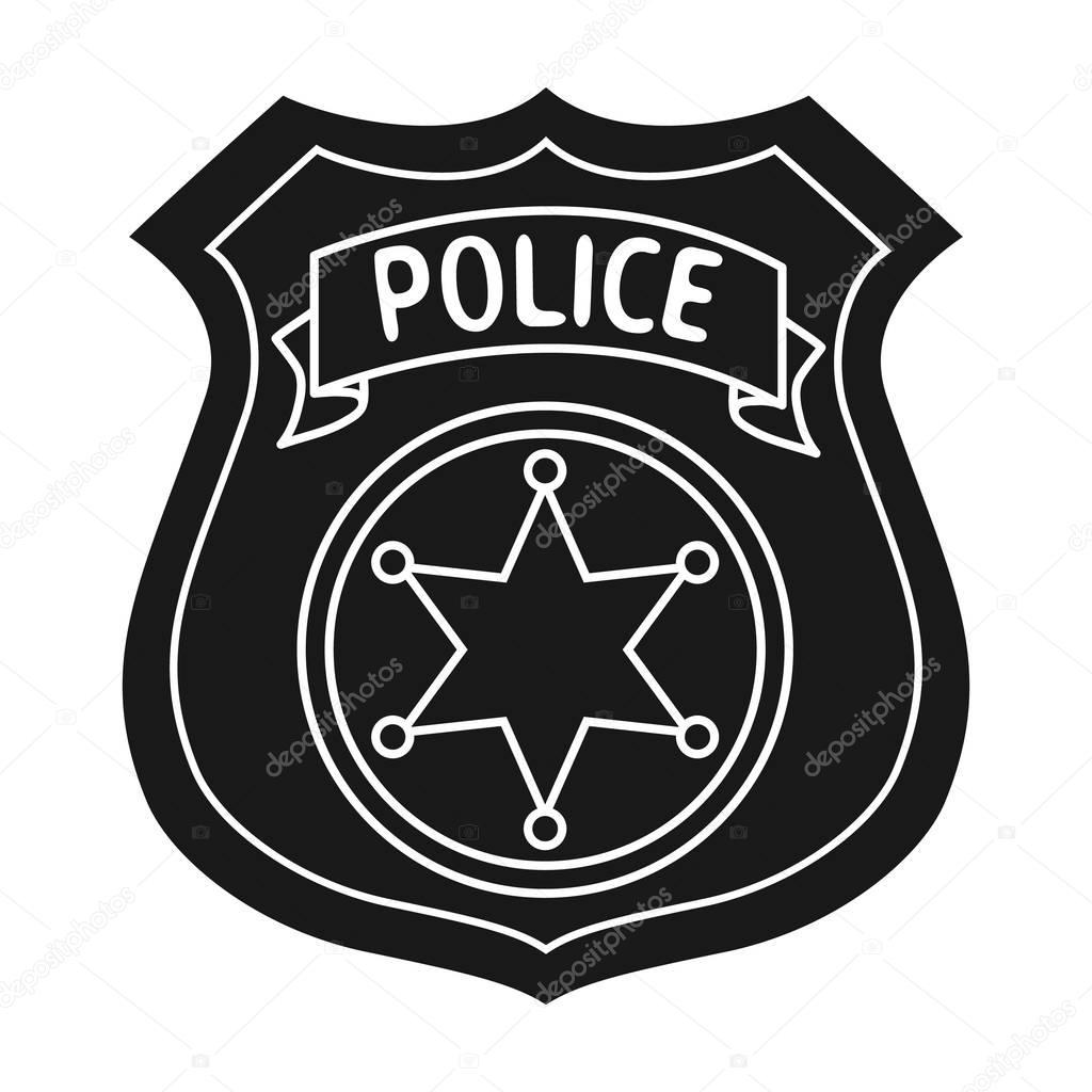 Dibujo De Placa De Oficial De Policía Imágenes De Placa Policia