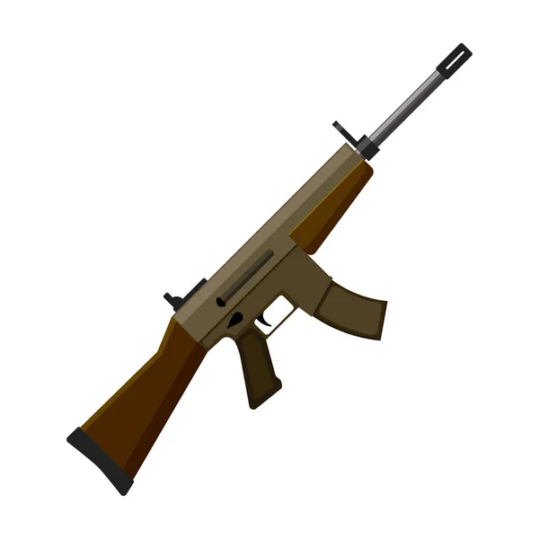 Rifle sniper gun icon cartoon. Single weapon icon from the big ...