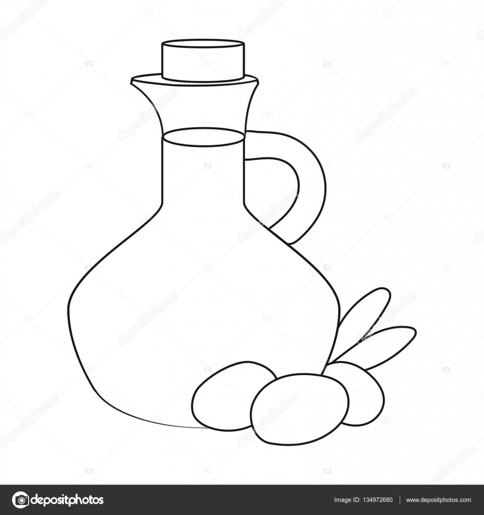 Oil Jug Coloring Coloring Pages