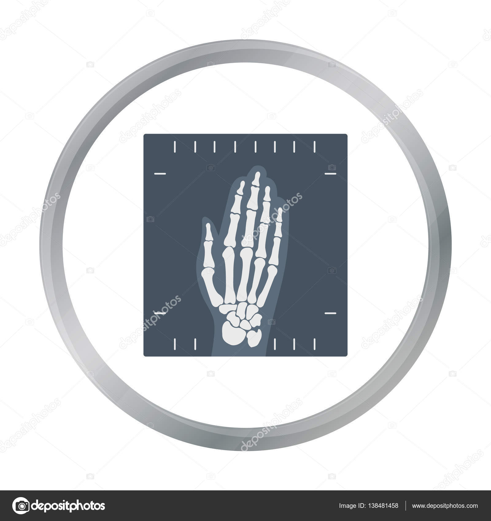 Medical Symbol With X