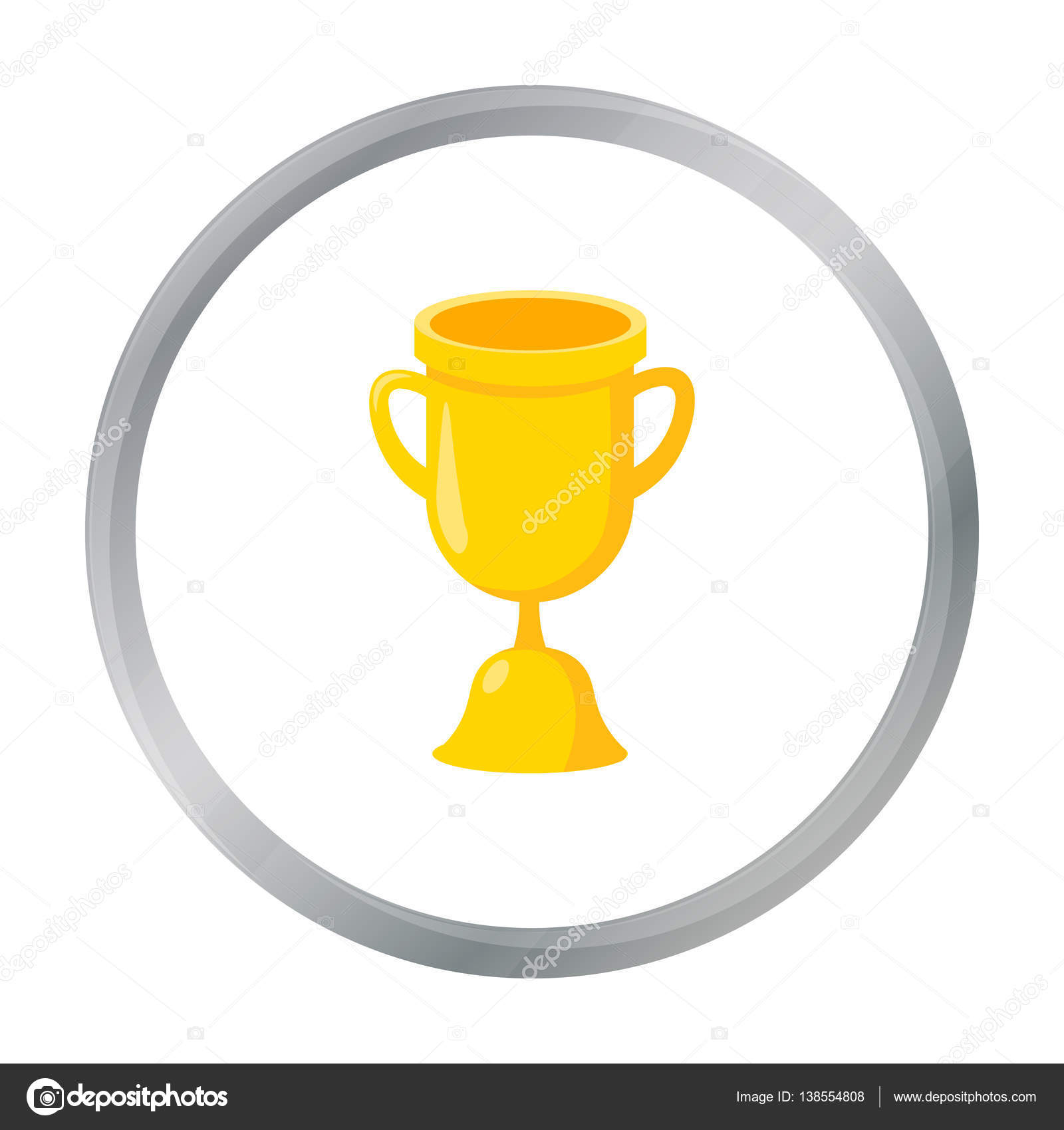 Goblet icon cartoon. Single education icon from the big school ...