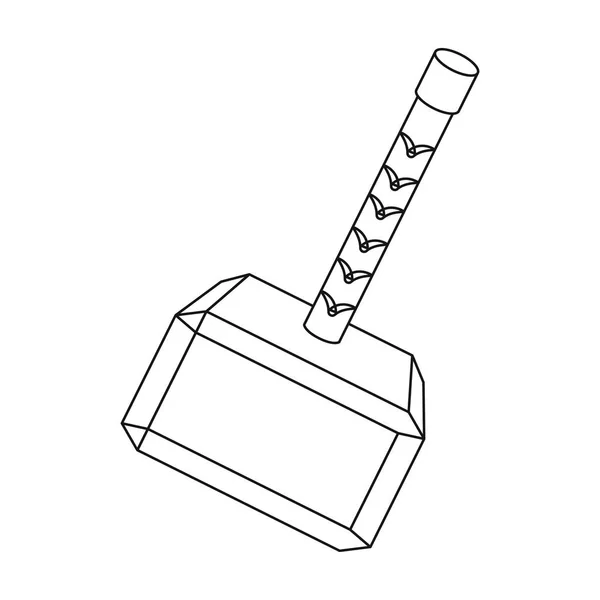 Thor Hammer Outline