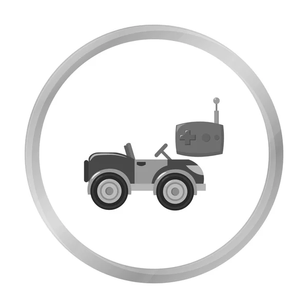 RC car icon in cartoon style isolated on white background. Play garden ...