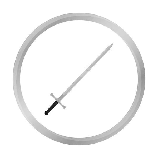 Two-handed sword icon outline. Single weapon icon from the big ...