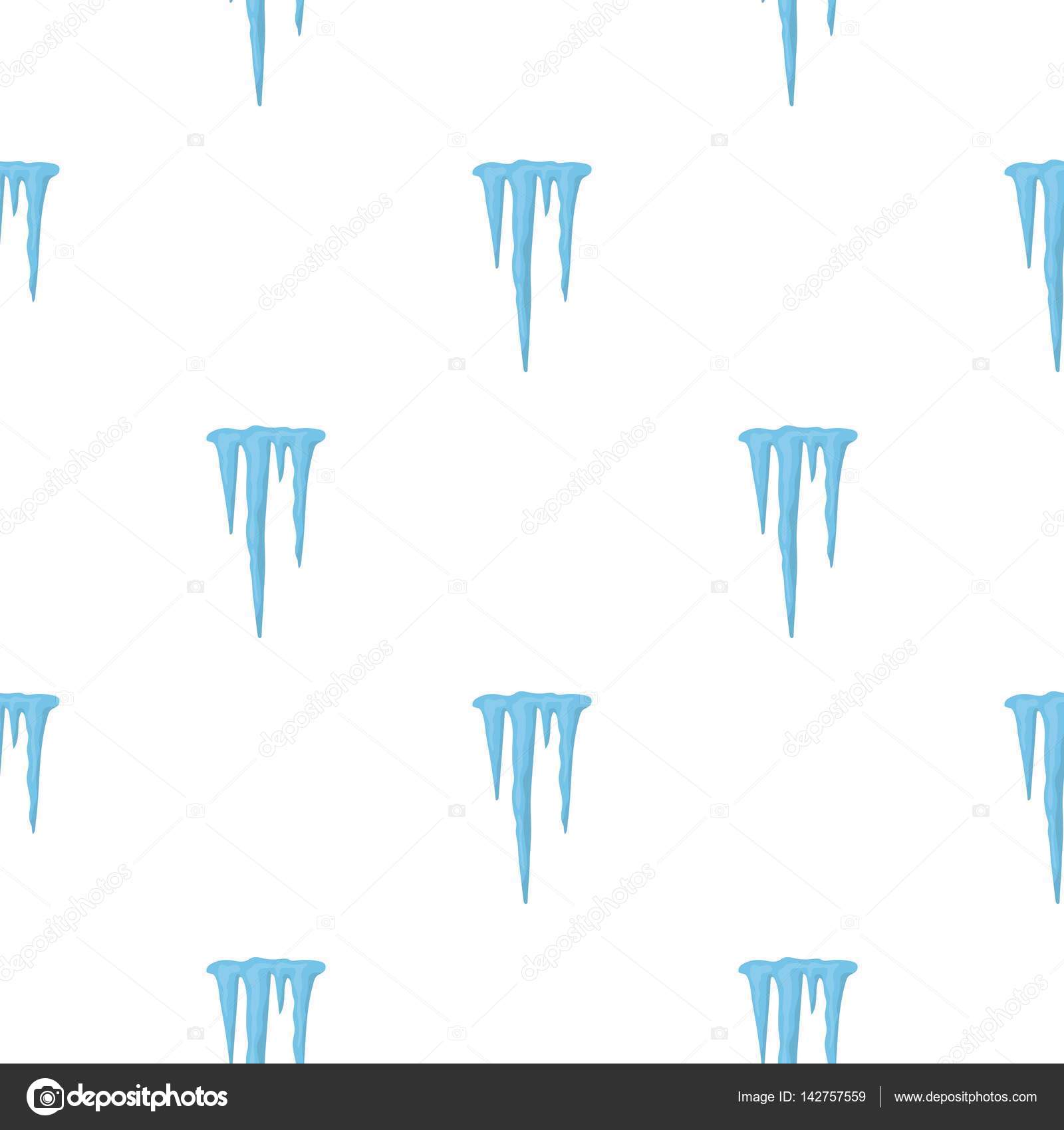 Icicles icon in cartoon style isolated on white background. Weather ...