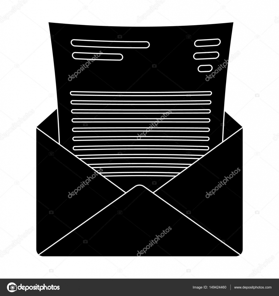 The envelope with the letter inside.A letter for the detective ...