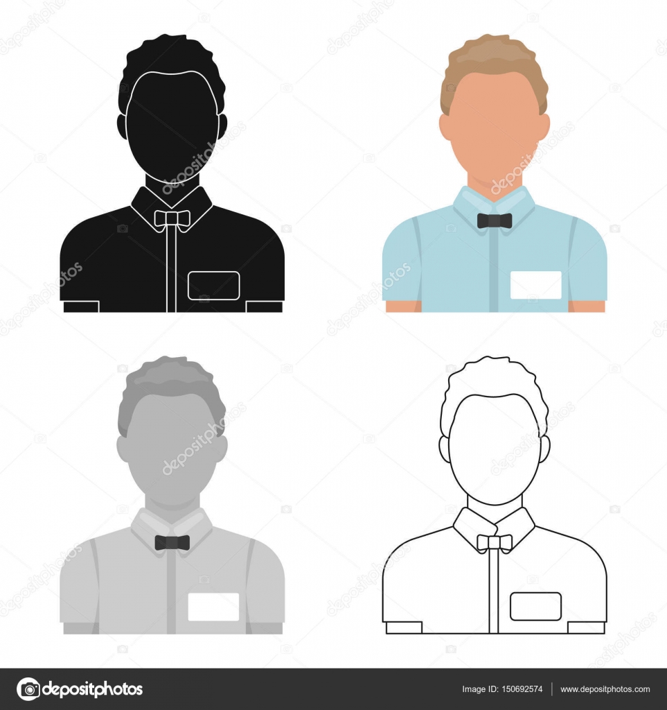 Boxing referee icon in cartoon style isolated on white background ...