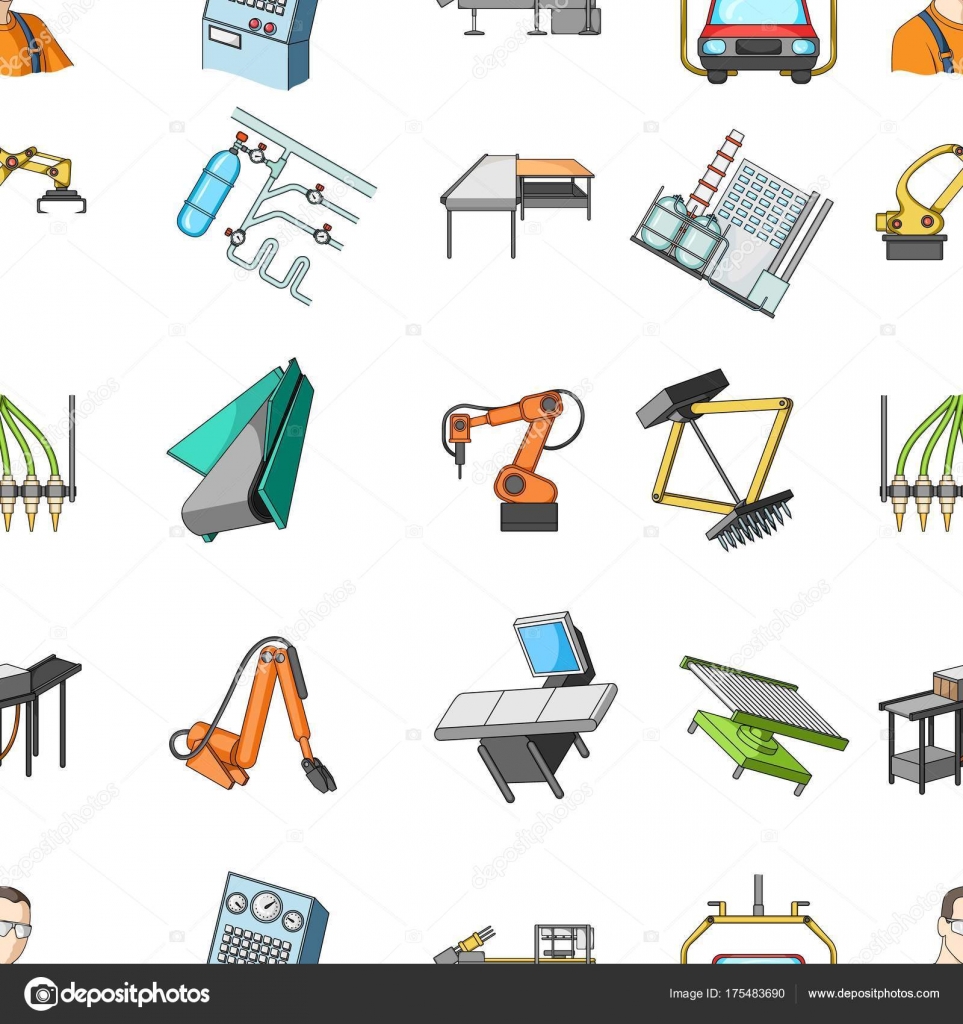 Technical progress and other web icon in cartoon style.Equipment and ...