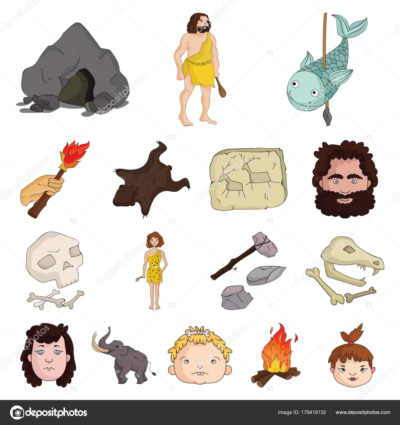 Neolithic Cartoon People