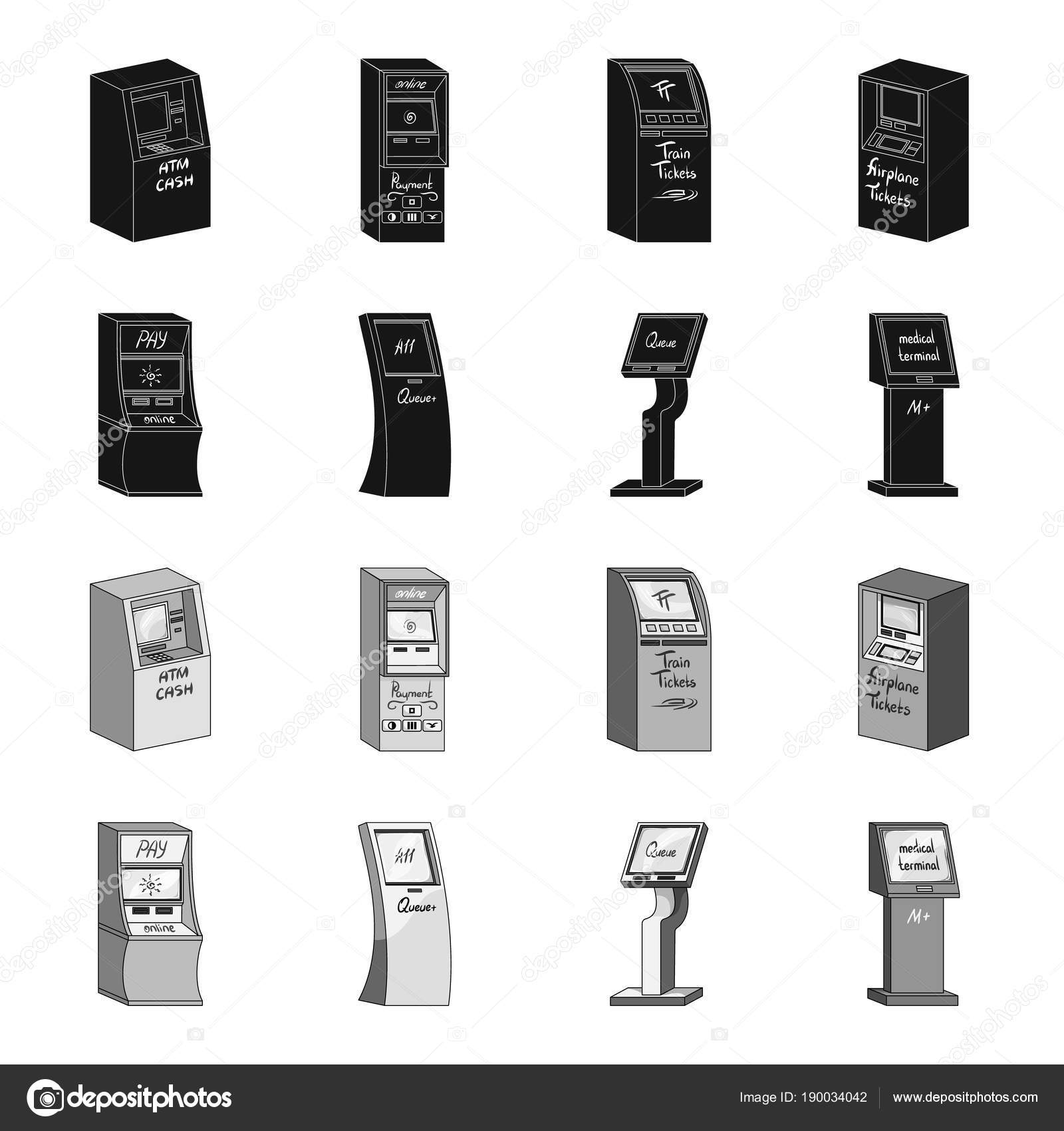 Medical terminal, ATM for payment,apparatus for queue. Terminals set ...