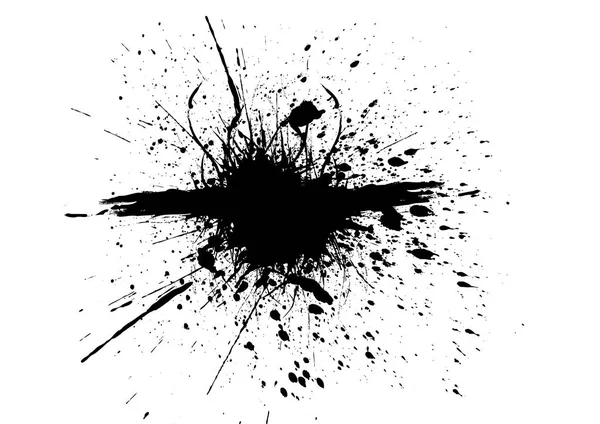 Vector splatter black color background. vector design Stock Vector ...