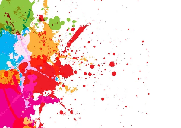 Colourful bright ink splat design Stock Vector Image by ©redshinestudio ...