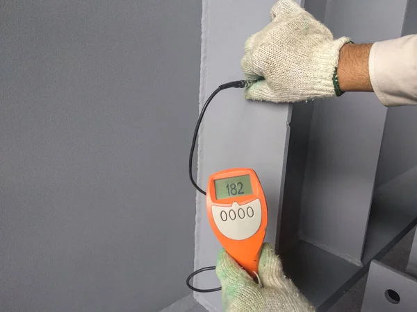 Measure Dry Film Thickness Dft Coating Thickness Gauge Painting Steel ...
