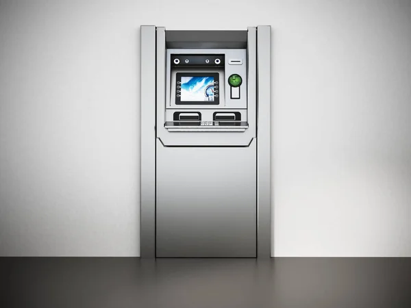 Generic ATM or Automated Teller Machines. 3D illustration Stock Photo by ©destinacigdem 191909060